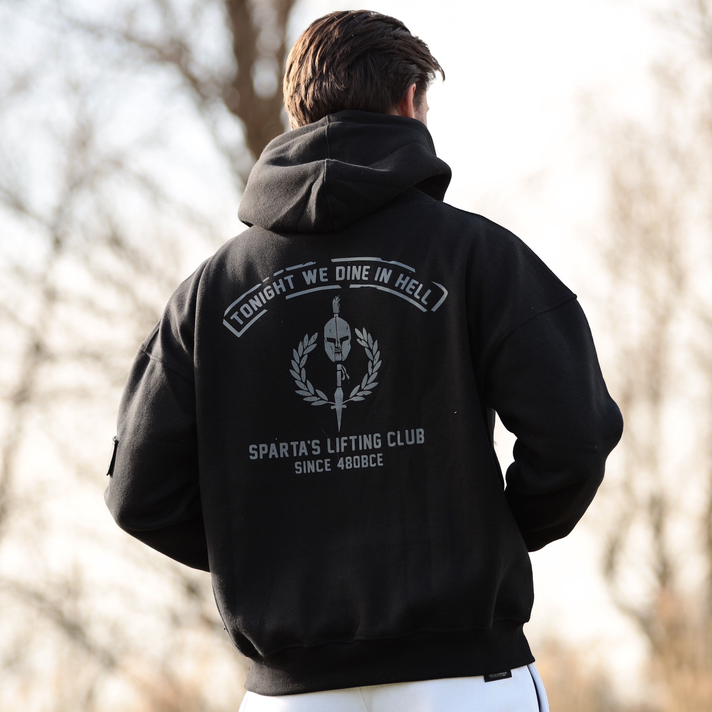 //03-SP1 | Shadow Ops Half Zip Hoodie - Onyx (Oversized - Fully Custom ...
