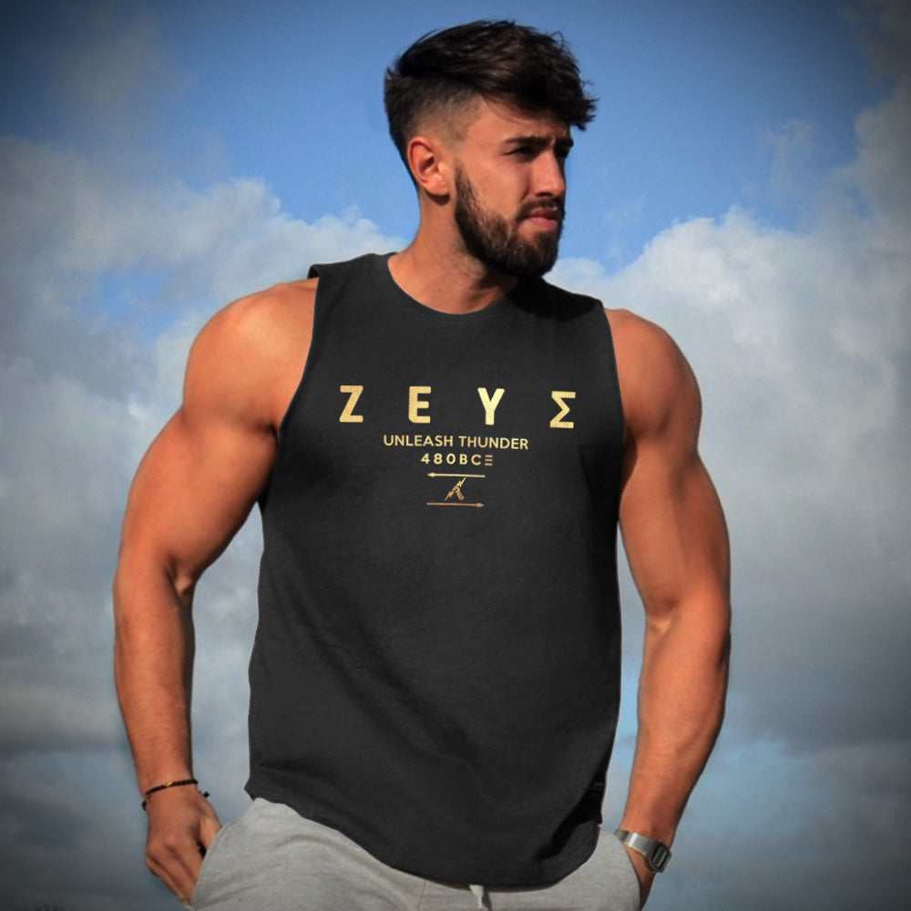 Nemesis Sleeveless Tank - Onyx (Zeus) – USA 🇺🇸 | Spartathletics